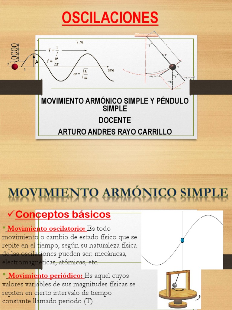 2 movimiento armonico simple.pdf | Oscilación | Péndulo