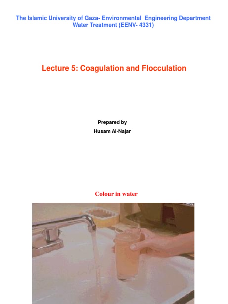 Lecture 5. Coagulation and Flocculation | Colloid | Physics & Mathematics