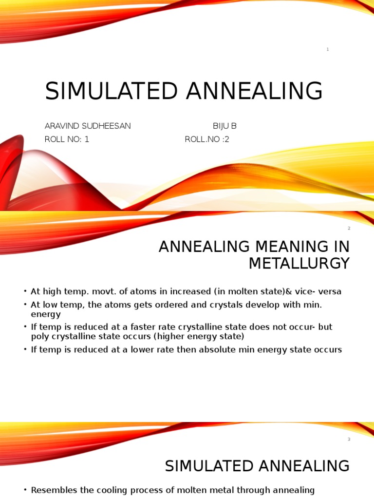 Simulated Annealing | PDF | Mathematical Optimization | Annealing (Metallurgy)