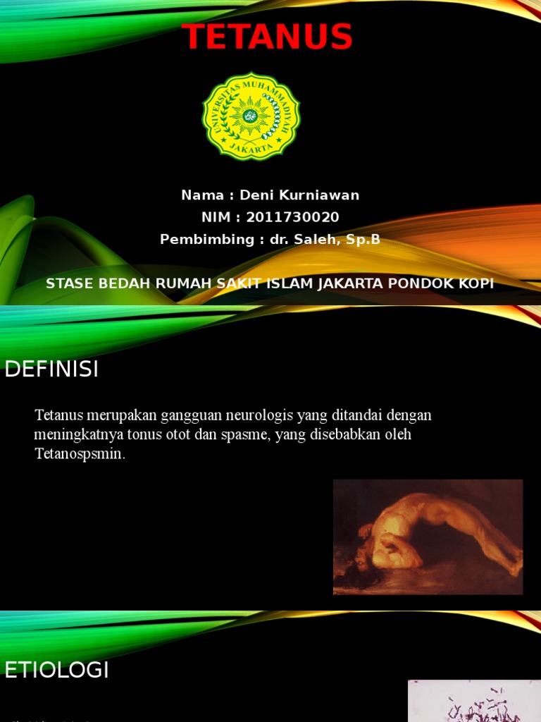 Tetanus | PDF