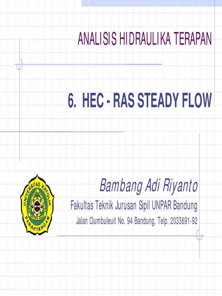 06 HEC-RAS Steady Flow | PDF