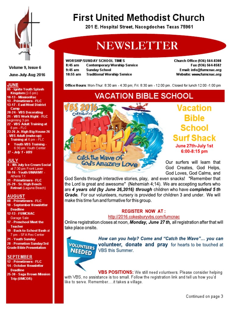 Newsletter For Jun-Jul-Aug 2016 | PDF | Humility | Disciple (Christianity)