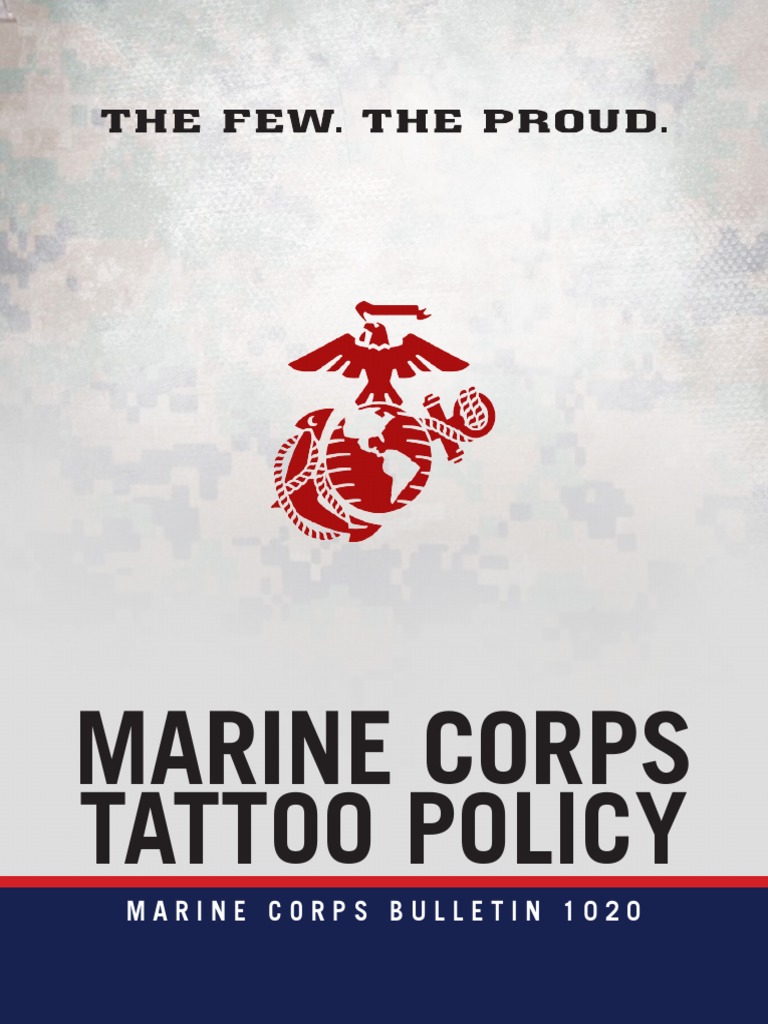 USMC Tattoo Policy Overview 2024 | PDF | Arm | Hand