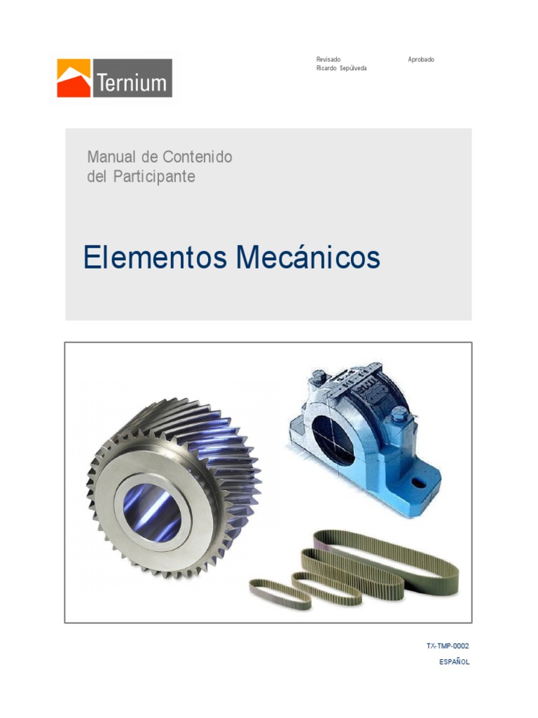 Elementos Mecanicos | PDF | Engranaje | Tornillo