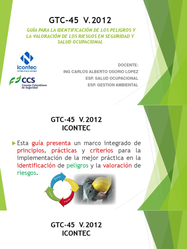 Metodologia GTC 45 | PDF | Probabilidad | Riesgo