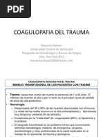 Triada Letal - Diamante Letal | PDF | Coagulación | Plaqueta