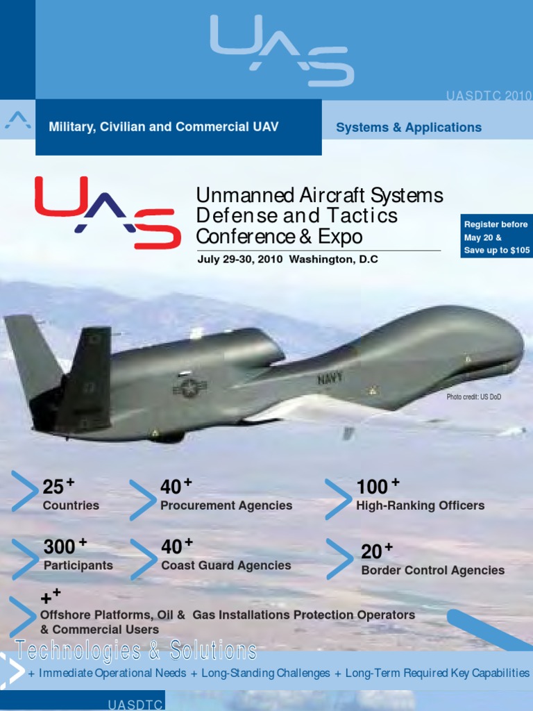 Unmanned Aircraft Systems Defense and Tactics Conference Expo | PDF ...