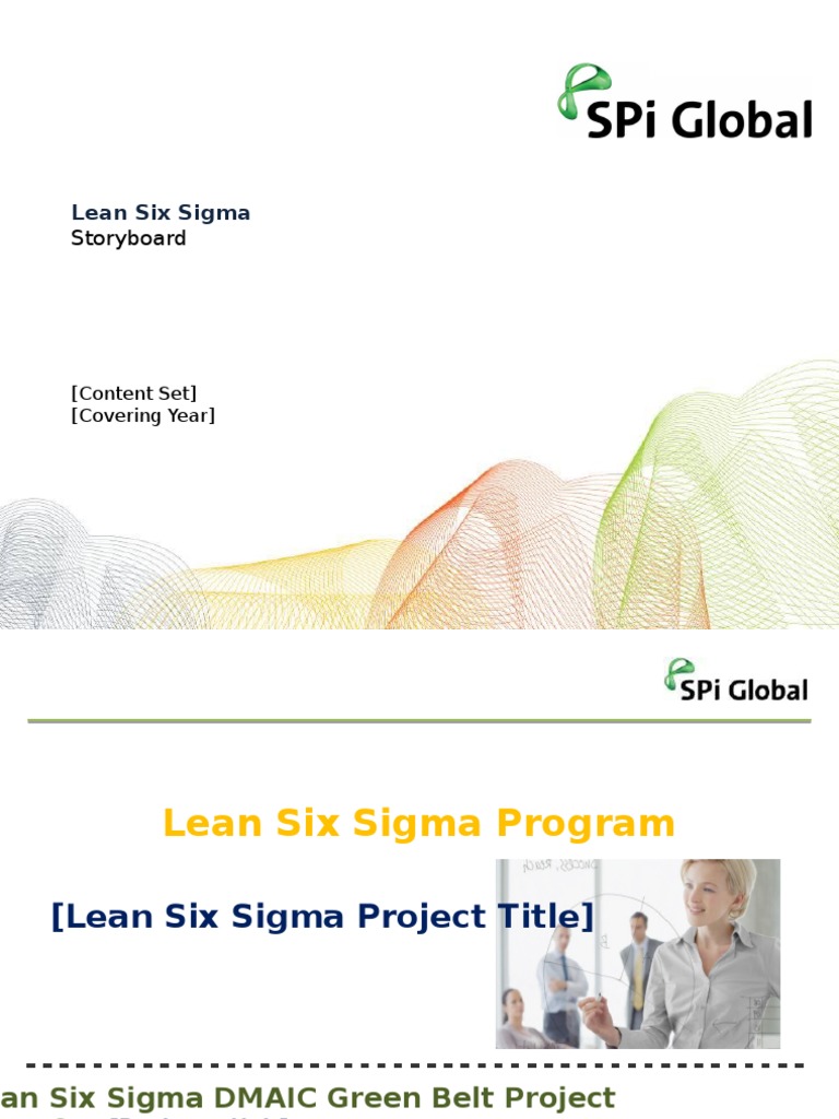 Project Storyboard Template - DMAIC | PDF | Performance Indicator ...