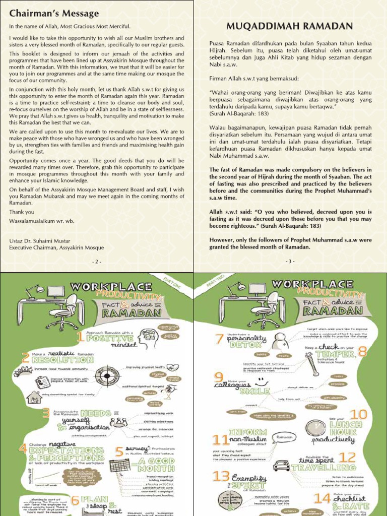 Info Ramadan Booklet | PDF