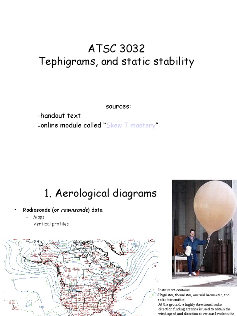 Tephi and Stability | PDF | Thermodynamics | Convection