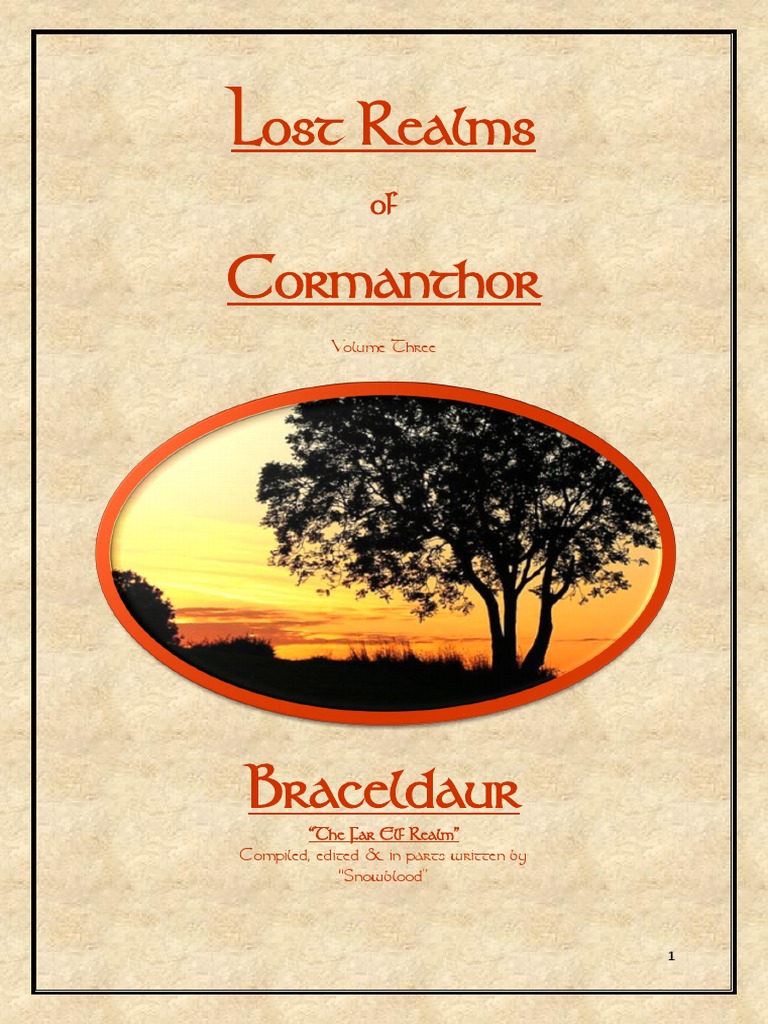 Braceldaur of Cormanthor by Phasai | PDF | Ed Greenwood | Forgotten Realms