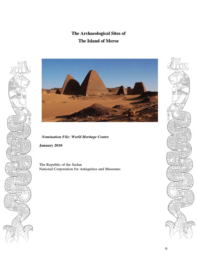 The Archaeological Sites of Meroe | PDF | Ancient Egypt | Pyramid