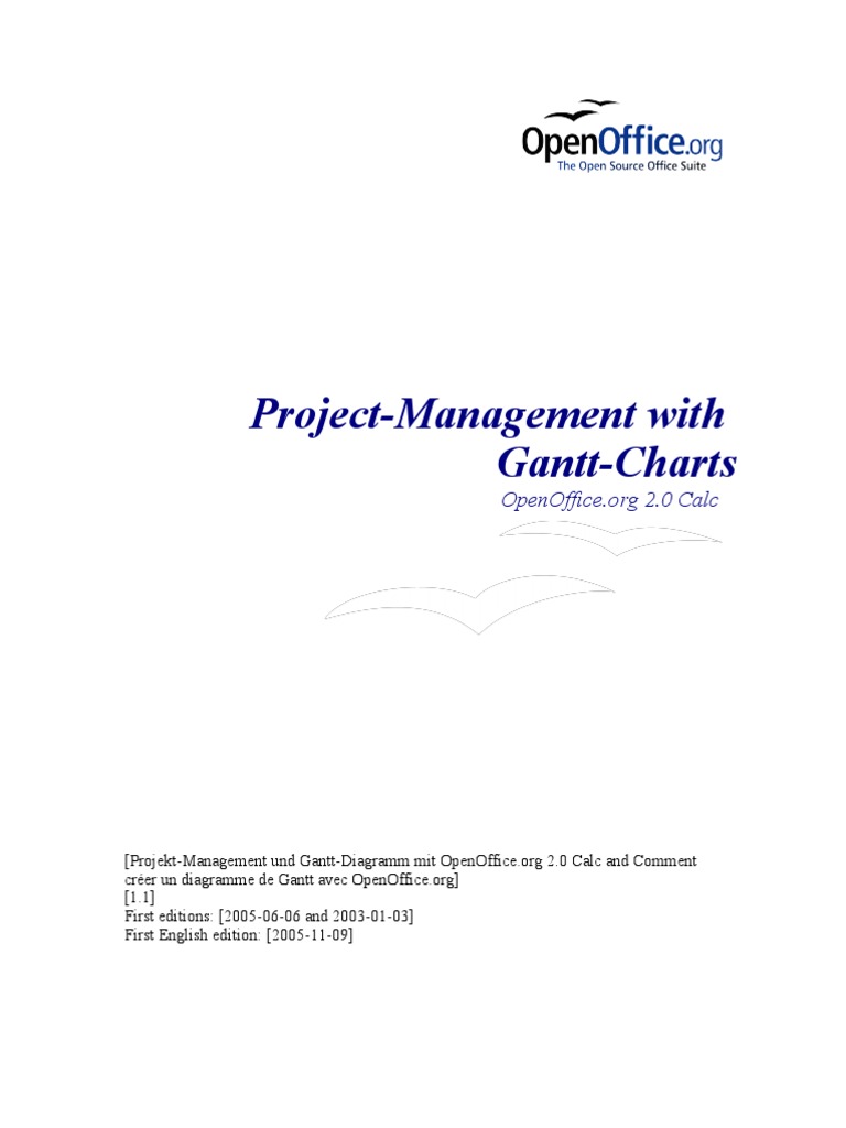 OpenOffice - Project-Management With Gantt-Charts | PDF | Indemnity ...