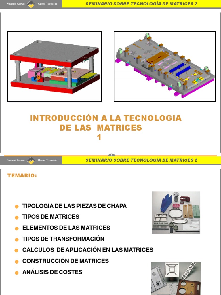 1 Intro A Matriceria | PDF