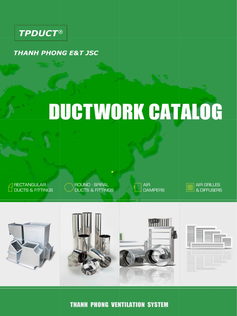 Thanh Phong - Ductwork Catalog Ver02 | PDF | Duct (Flow) | Galvanization
