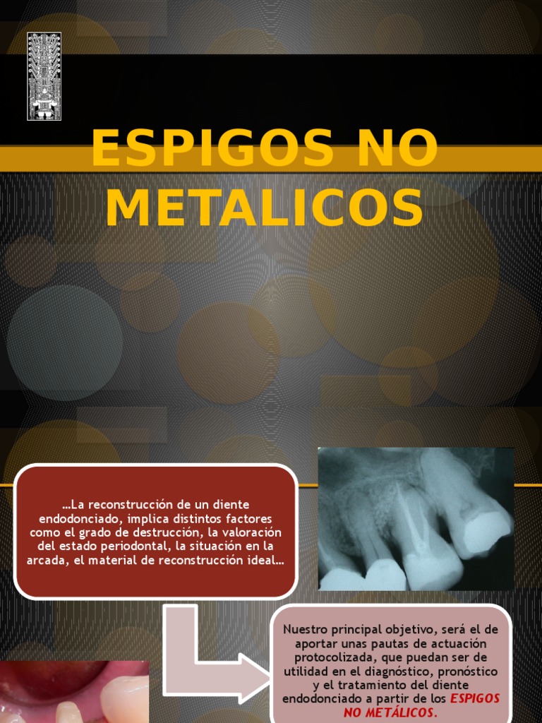 Espigos No Metalicos | PDF | Diente humano | Aleación
