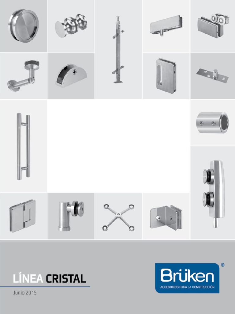 Catalogo Bruken Herrajesvidrio | PDF | Acero | Agua