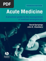 Ottawa Handbook of Emergency Medicine 5th Edition | PDF | Shock ...