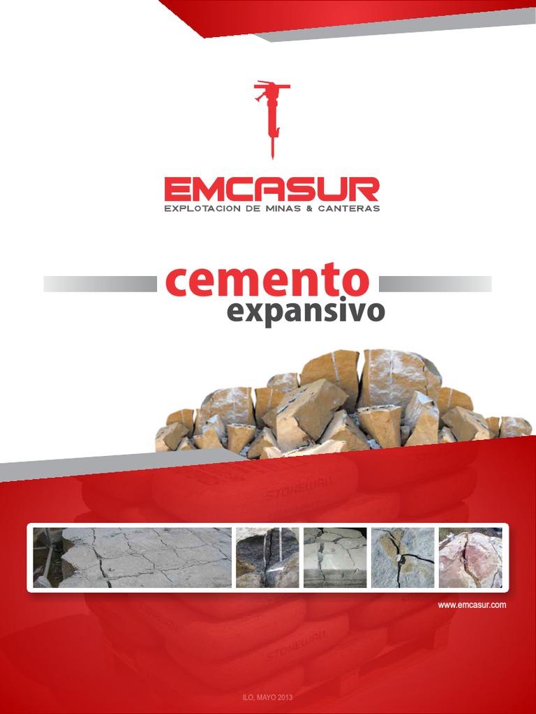 Cemento Expansivo | PDF | Cemento | Quemar