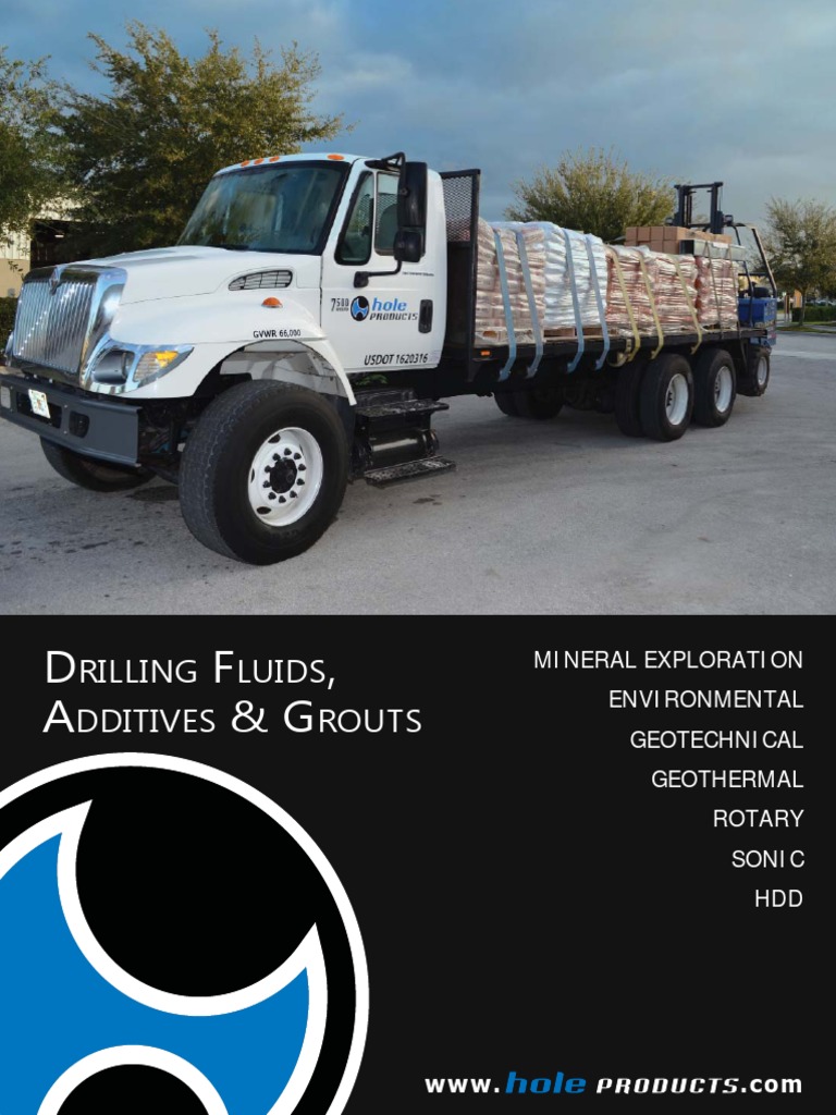 Drilling Fluids, Additives & Grouts | PDF | Drilling | Concrete