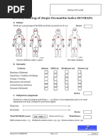 Eczema Area Severity EASI Scoring Tool | PDF | Dermatitis | Dermatology