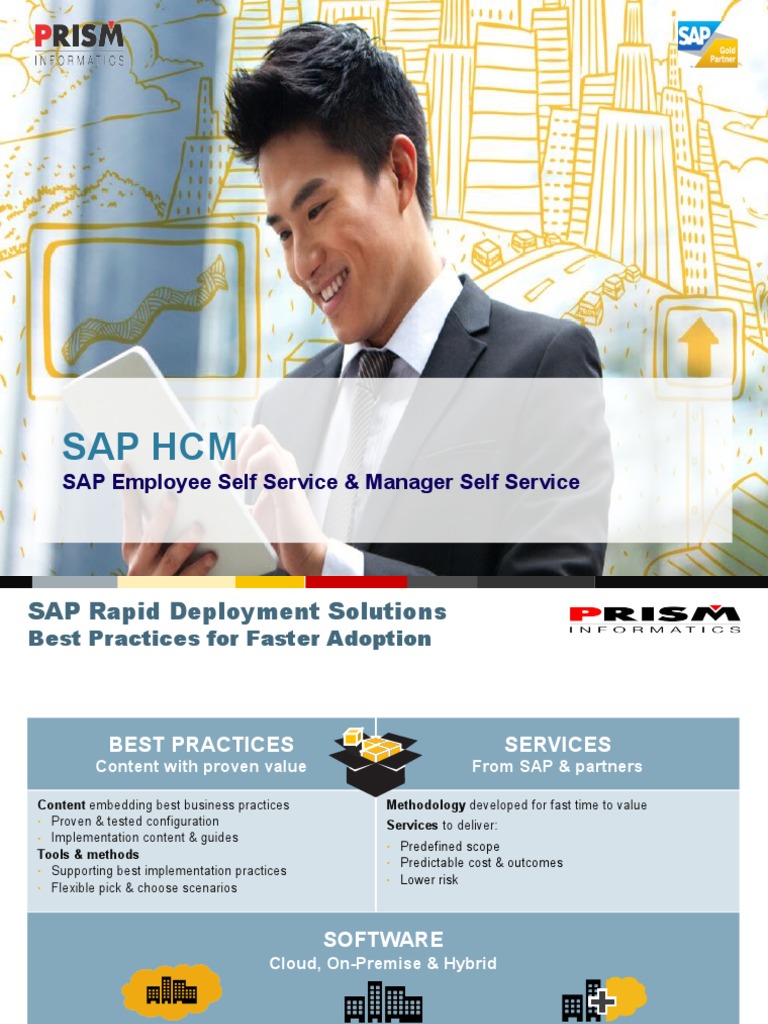 Sap HCM: SAP Employee Self Service & Manager Self Service | PDF | Business