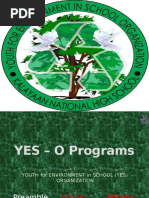 YES-O Action Plan | PDF | Environmentalism | Waste Management