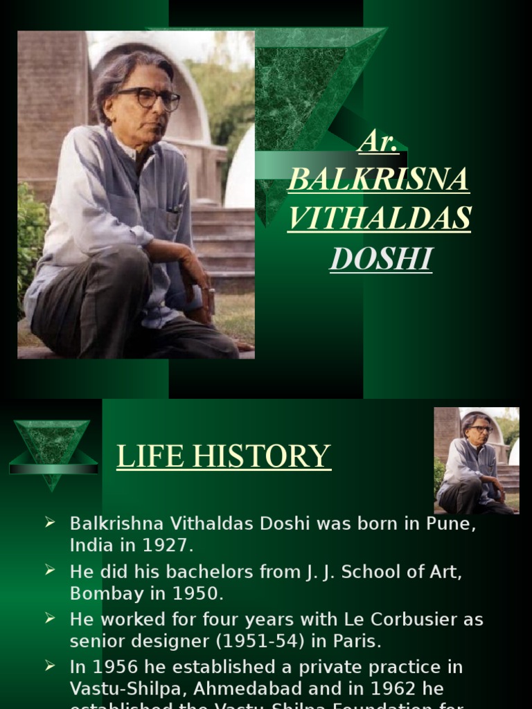 B.V Doshi | PDF | Design | Engineering