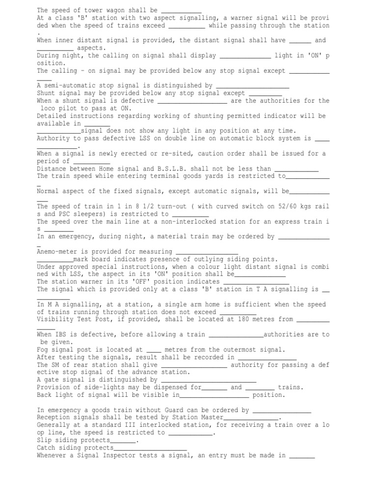 GRS Railway Signal Operations Guide | PDF | Train | Conductor (Rail)