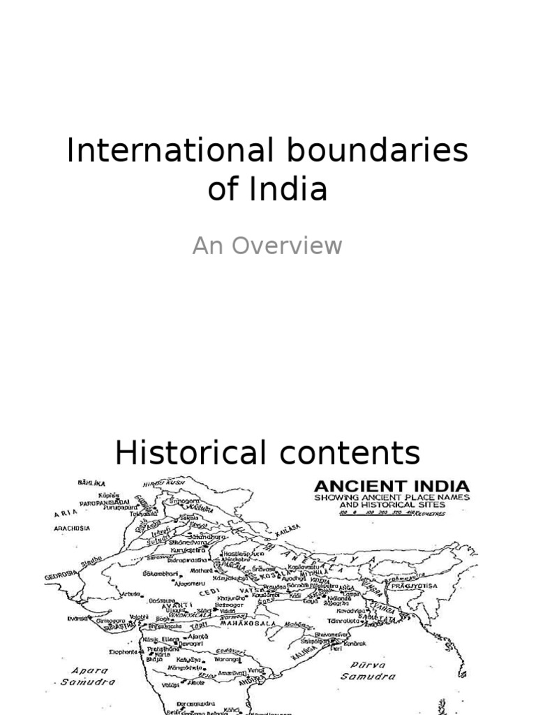 International Boundaries of India | PDF | International Relations | Science