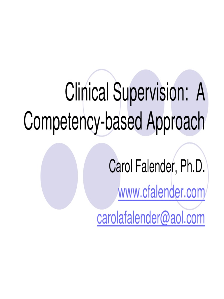 Clinical Supervision - Power Point Presentation | PDF | Evidence Based ...