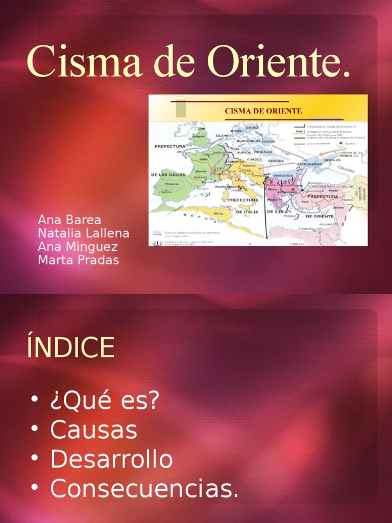 Cisma de Oriente | PDF