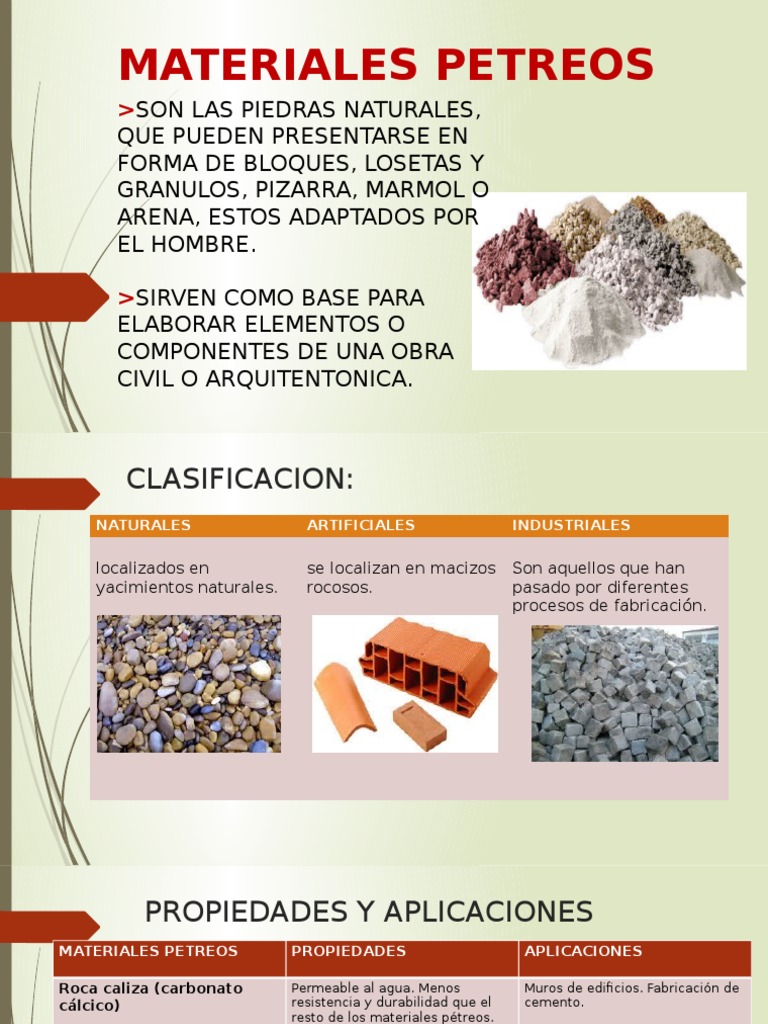 MATERIALES PETREOS | Hormigón | Cemento