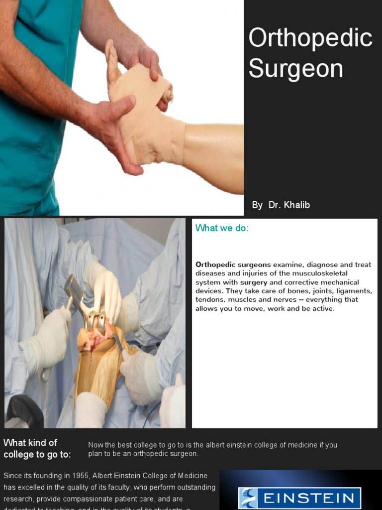 Orthopedic Surgeon | PDF | Wellness | Science & Mathematics