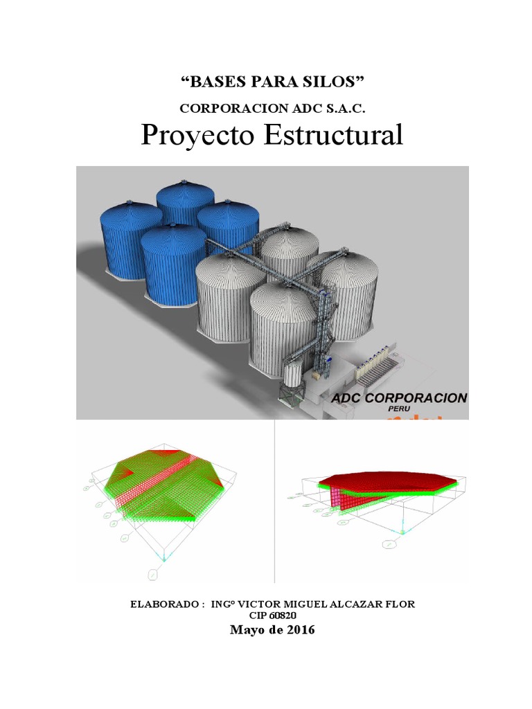Memo Adc 2016-I | PDF | Fundación (Ingeniería) | Cemento