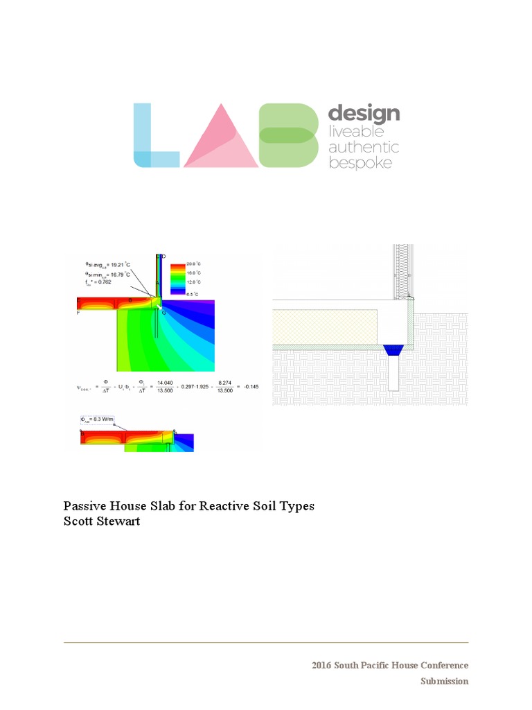 Passive House Slab For Reactive Soils by Scott Stewart | PDF | Building Insulation | Deep Foundation