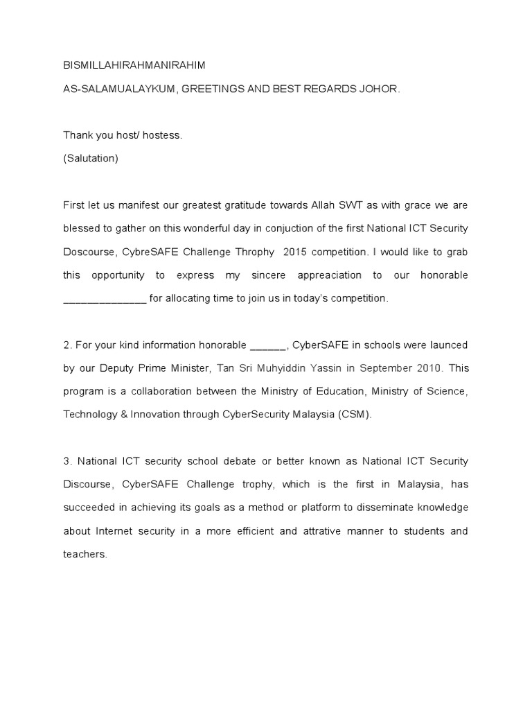 Teks Ucapan Pengarah BTPN | PDF | Computers | Technology & Engineering