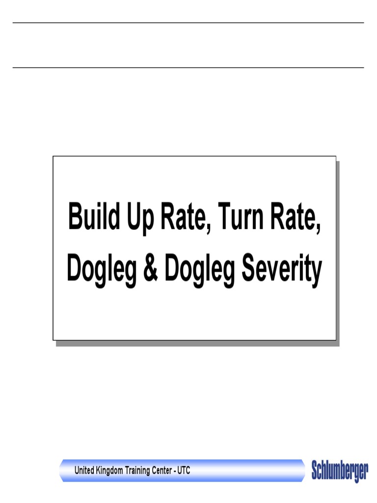 Build Up Rate, Turn Rate, Dogleg & Dogleg Severity: United Kingdom ...