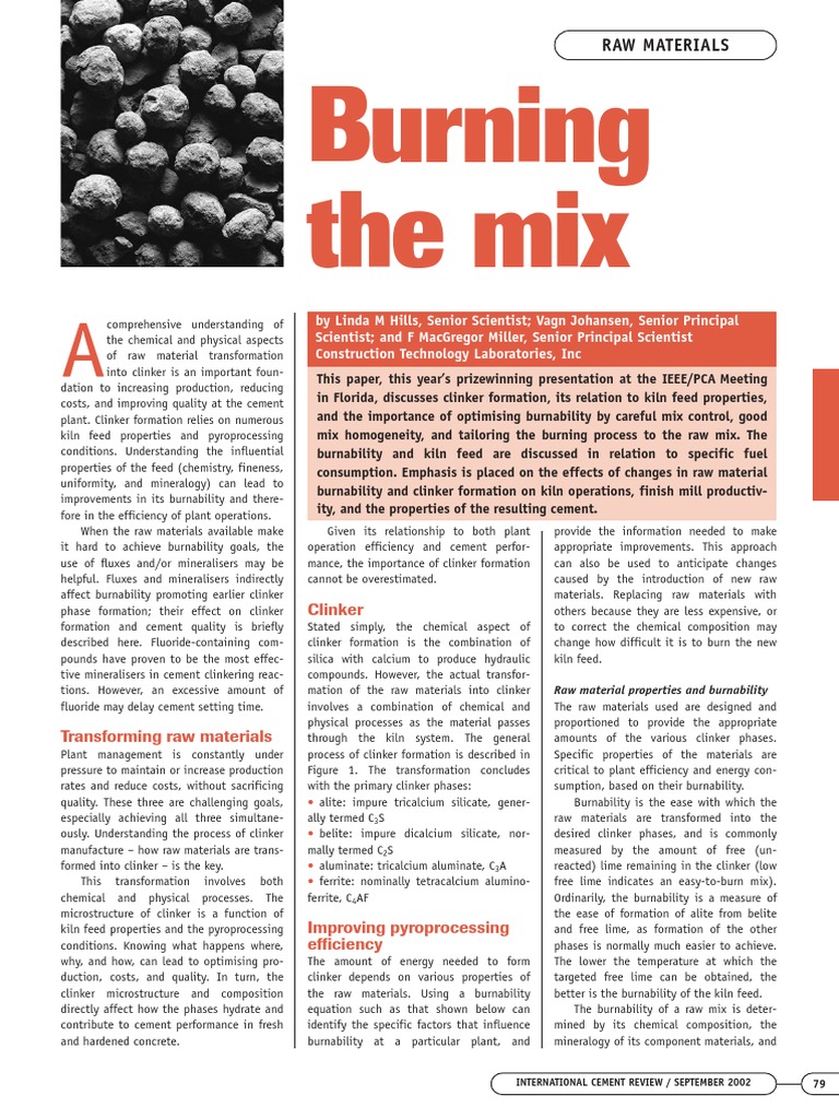 Burning | PDF | Cement | Concrete