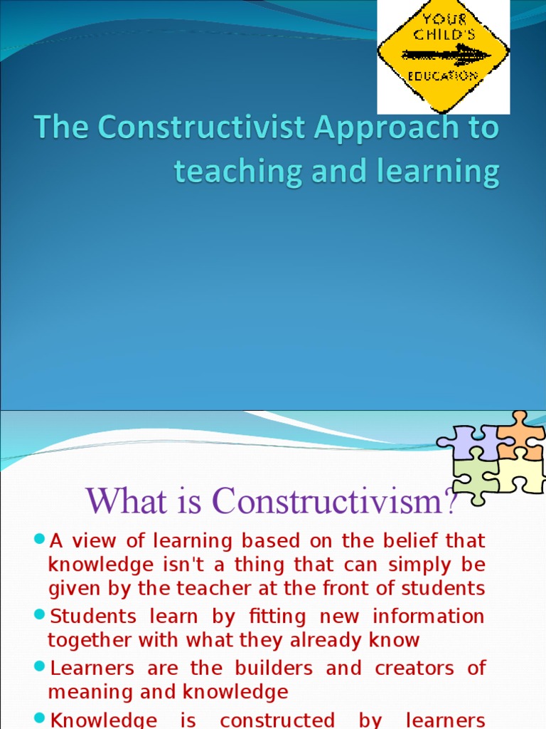 Ppt constructivism | Constructivism (Philosophy Of Education ...