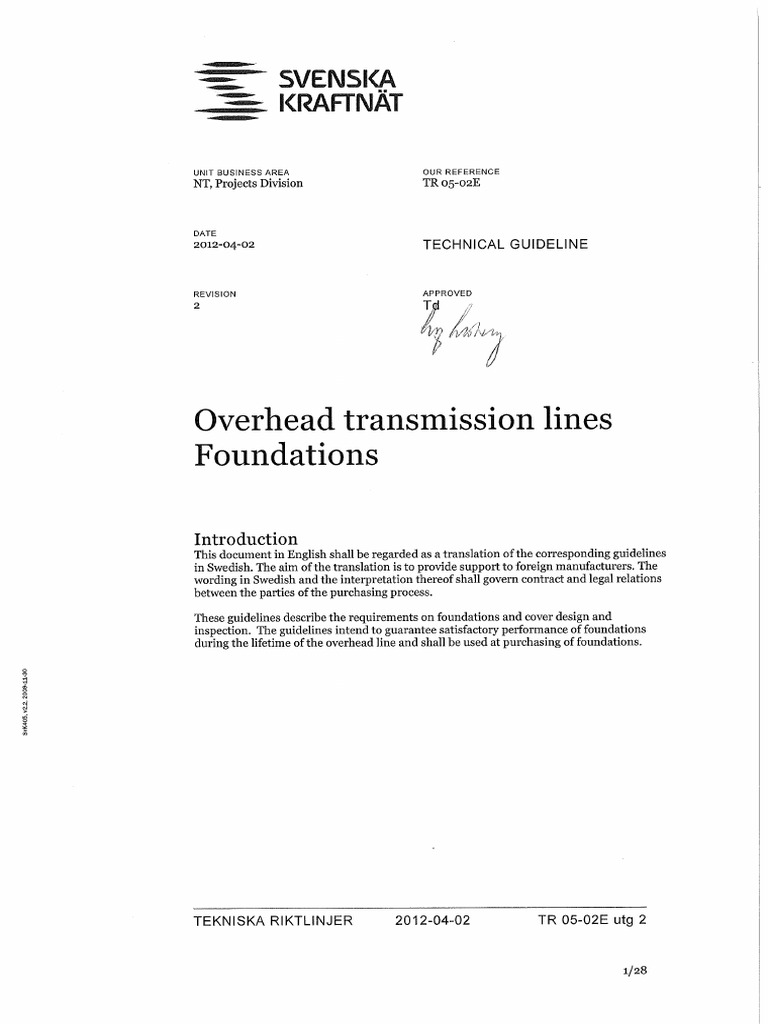 Overhead Transmission Lines | PDF | Home & Garden