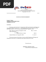 Notice of Step Increment Form | PDF | Government | Governance
