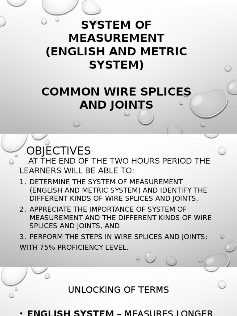 Electricity PPT For Grade 9 | PDF | Foot (Unit) | Inch