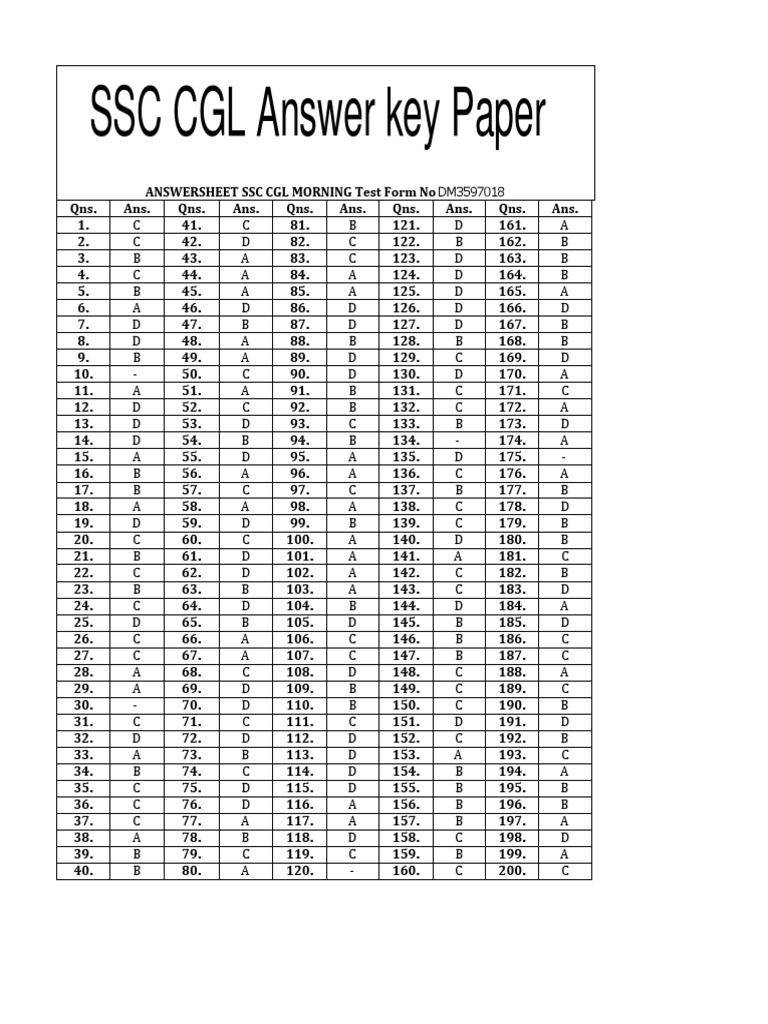 16th August Morning Shift ANSWER KEY.. | PDF | Teaching Methods ...