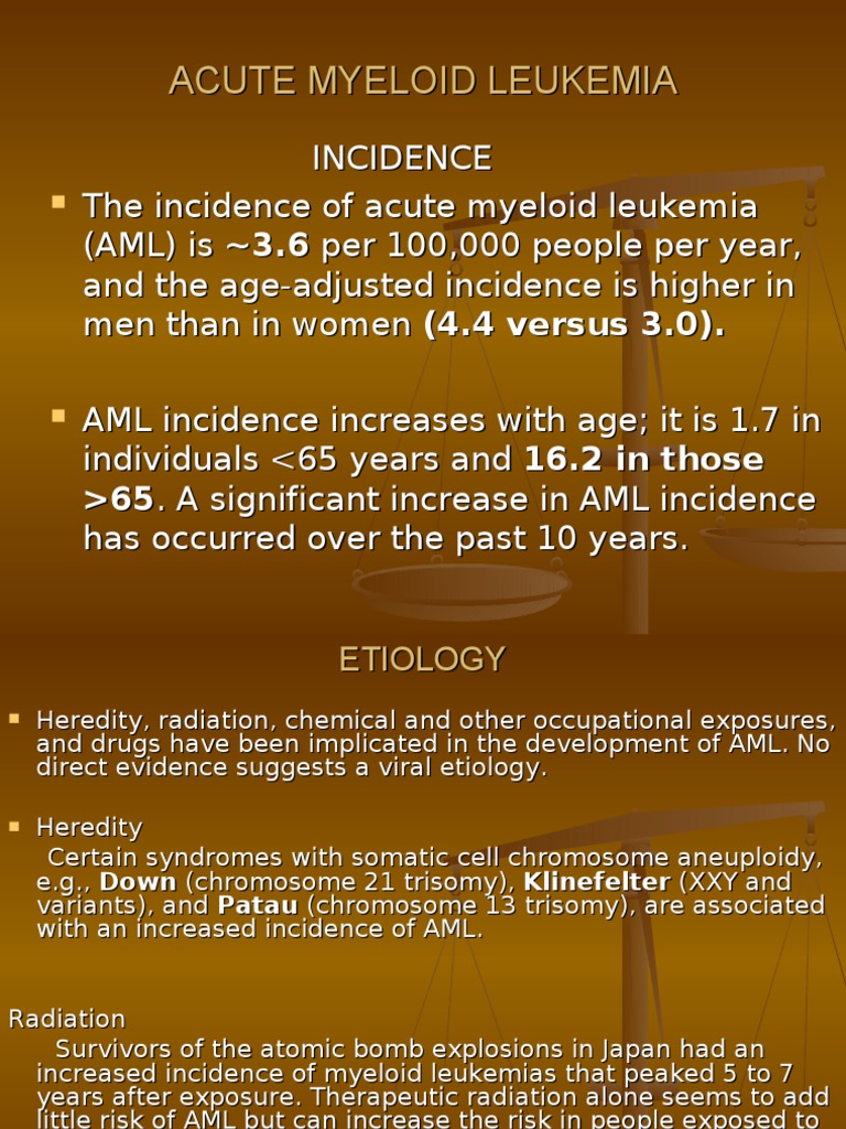 Acute Leukaemia Presentation 1 | PDF | Leukemia | Chemotherapy
