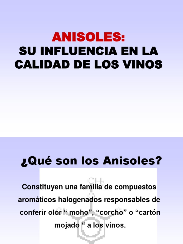 Anisoles en El Vino | PDF | Cloro | Vino