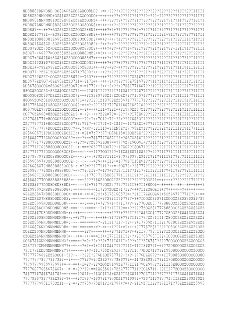 ASCII Art of My Cat | PDF