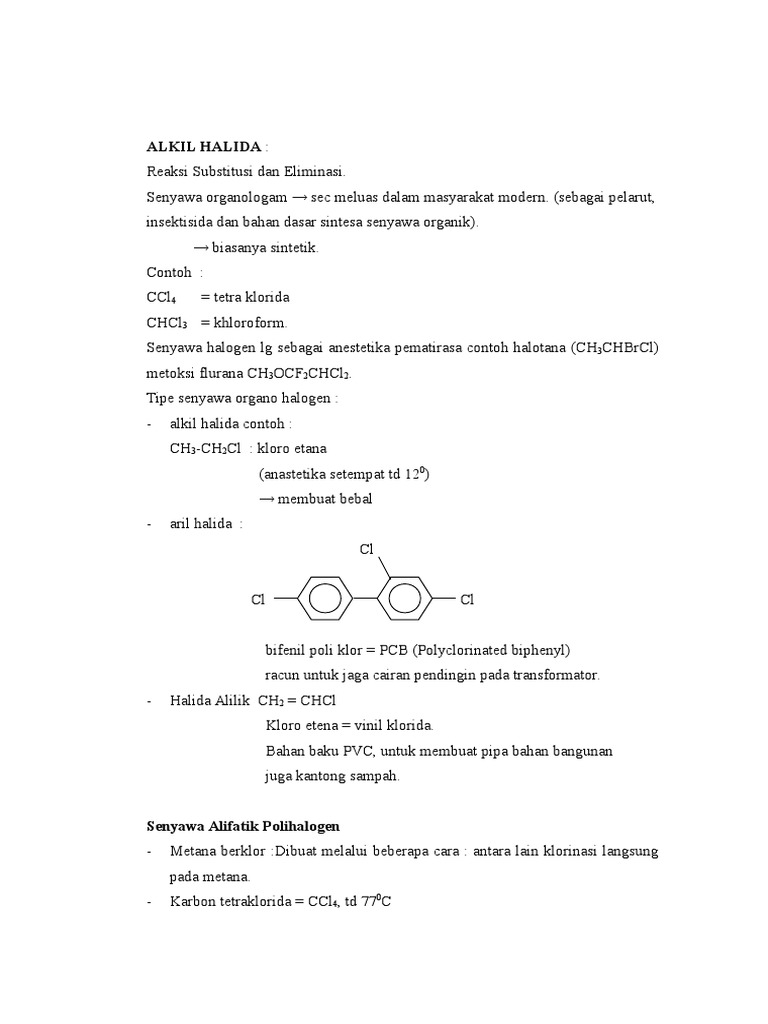 ALKIL HALIDA Baru | PDF