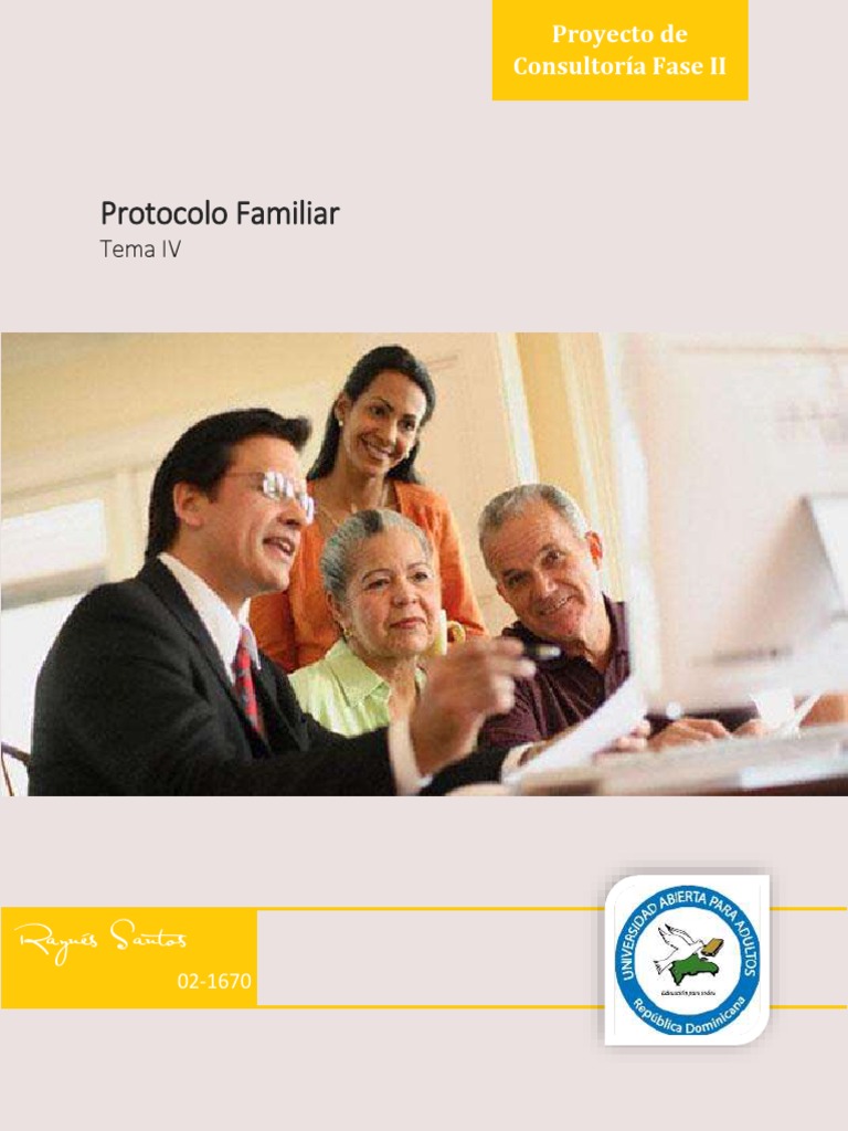 Tema IV - Protocolo Familiar | PDF | Cuestionario | Protocolos de ...