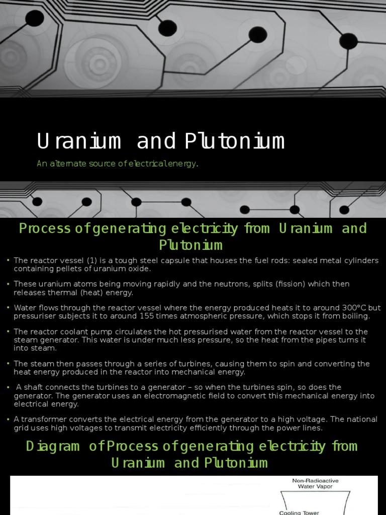 Physics Project Presentation | PDF | Nuclear Reactor | Uranium